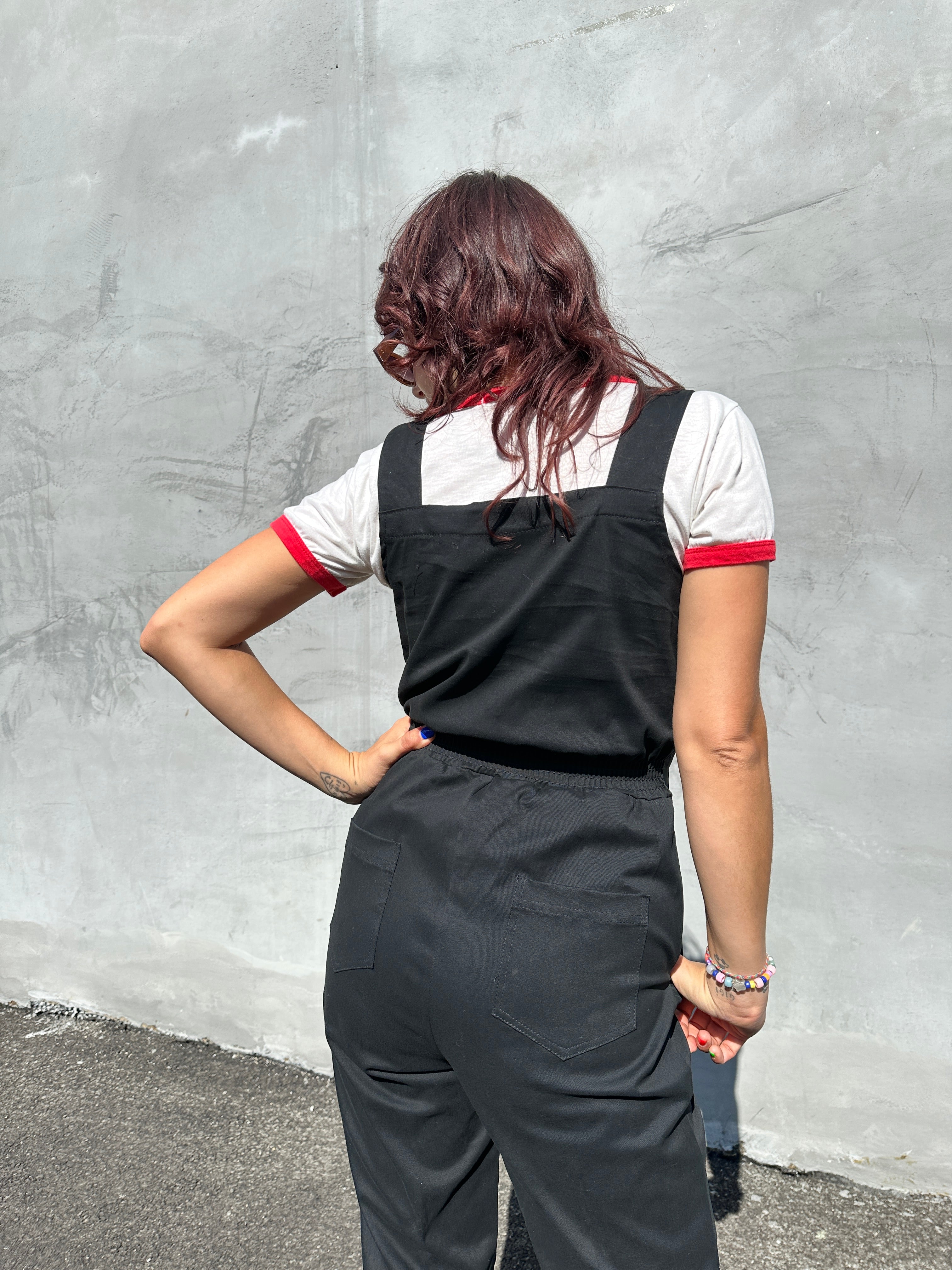 Twill Classic Overalls Black – NOOWORKS